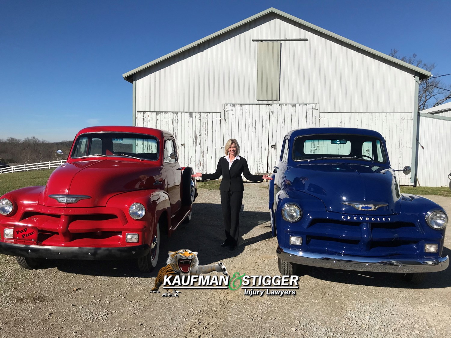 Ketucky Red Truck vs Blue Truck - TV Ad for Kaufman & Stigger Injury ...
